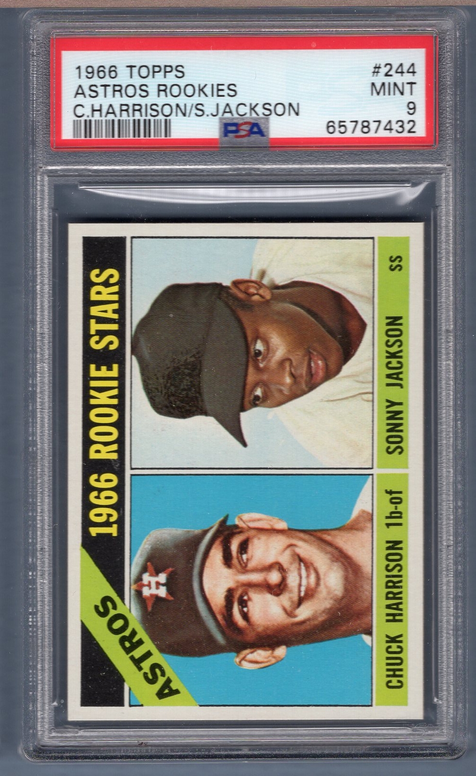 1966 Topps #244 Astros Rookies (65787432) PSA 9 | eBay