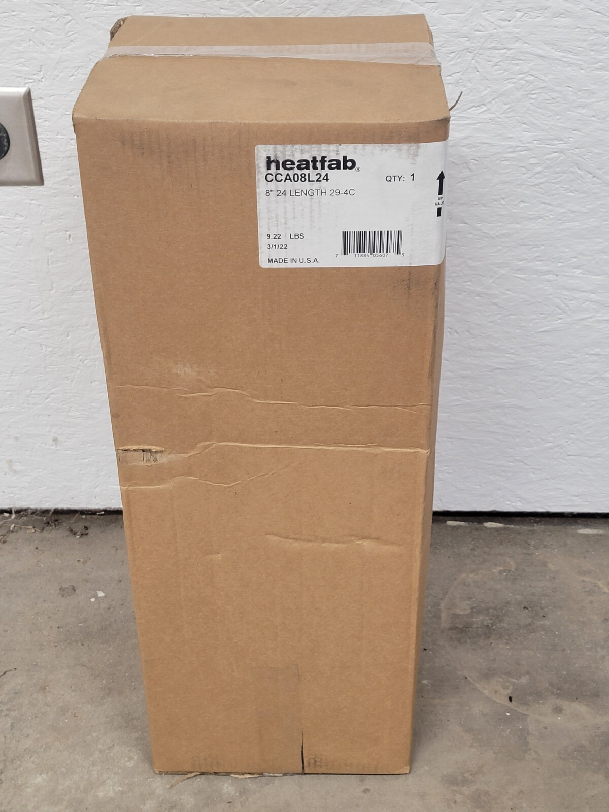 Heatfab CCA08L24 - 8"x24" Saf-T Vent CI+ Straight Length | eBay