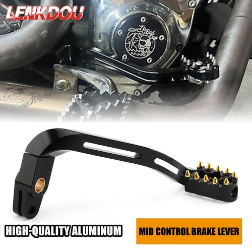 Brake Lever Arm Foot Peg Pedal For Harley Dyna Super Glide FXD FXDB Mid ...