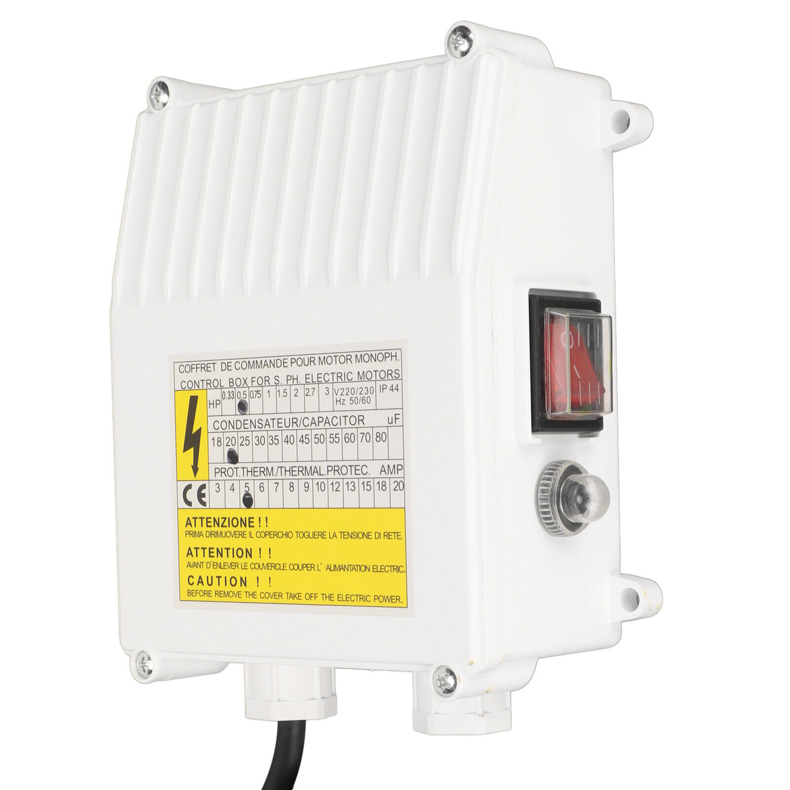 Deep Well Pump Submersible Pump External Control Box Water Pump Switch ...