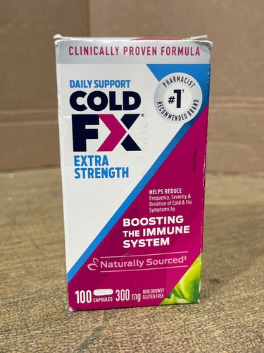 Cold-FX Extra Strength Daily Support Boosting Immune System 100 ...