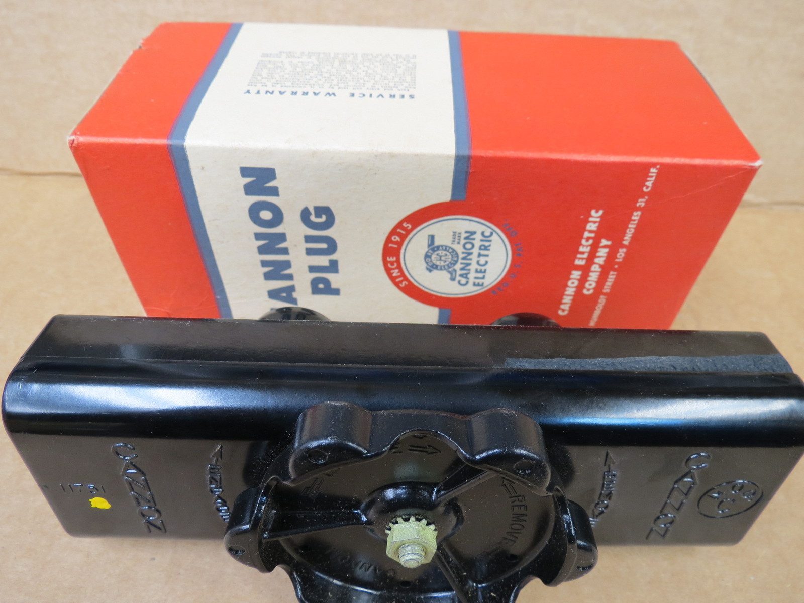 Aircraft CANNON Battery Connector Plug 11751 SNJ AT6 & WWII Warbird NEW ...