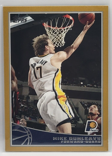 09-10 Topps Mike Dunleavy Gold Parallel Card #958/2009 (Indiana Pacers ...