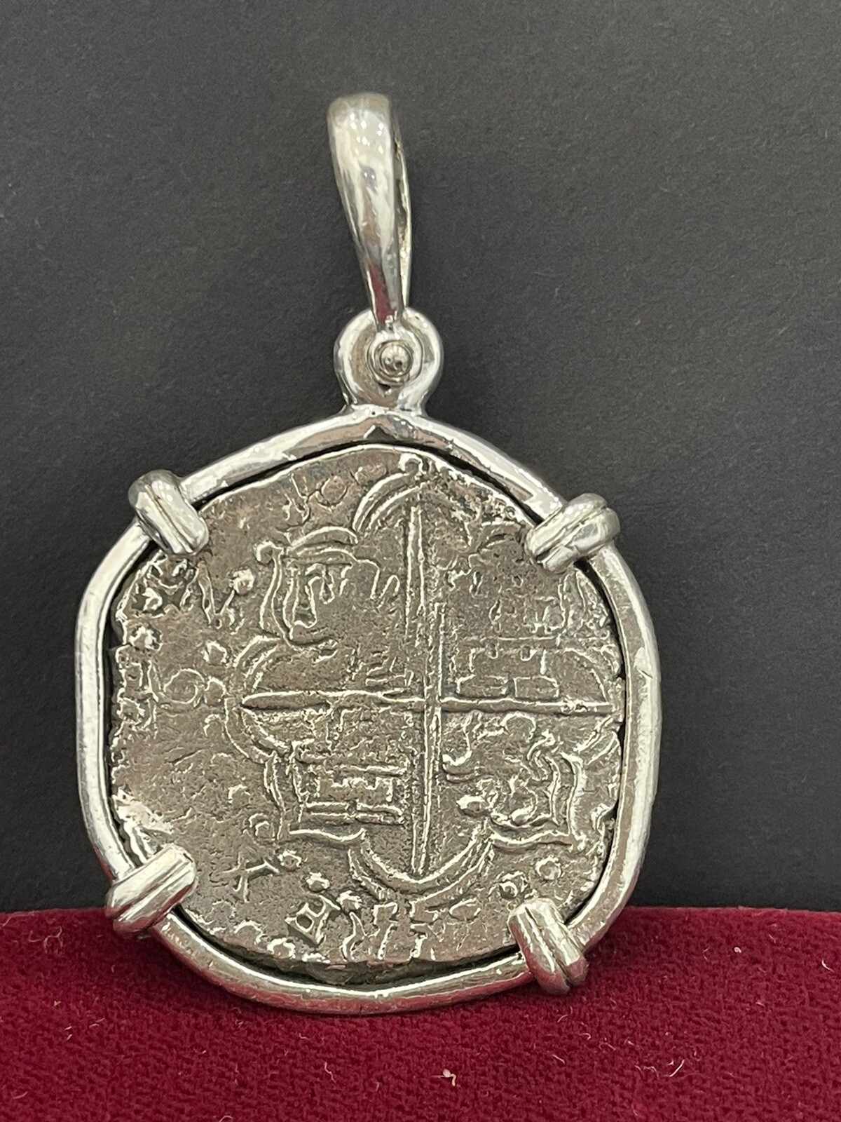 ATOCHA Solid Heavy Silver Coin Pendant Made From Atocha Silver Bars | eBay