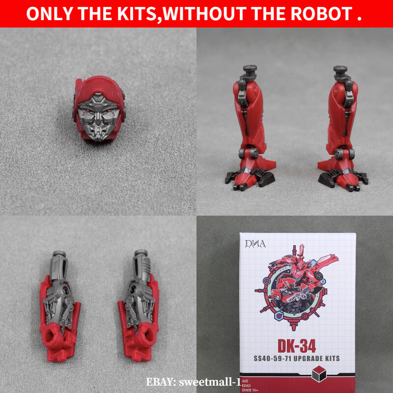 DNA DK-34 Upgrade kit For Studio Series SS40/59/71 Shatter Dino Can ...