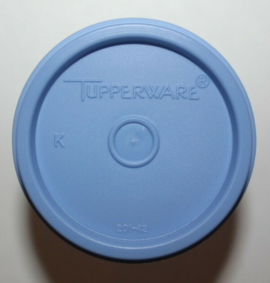 Tupperware Midgets Set of 4 Containers 2 oz Tupper Minis True Blue ...