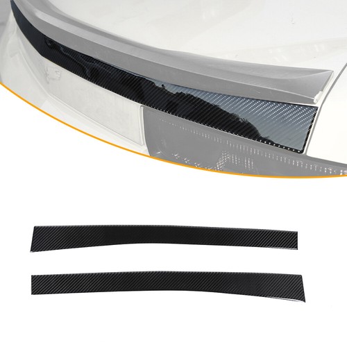 Real Soft Carbon Fiber Rear Tail Door Trunk Lid Sticker For Chevy ...