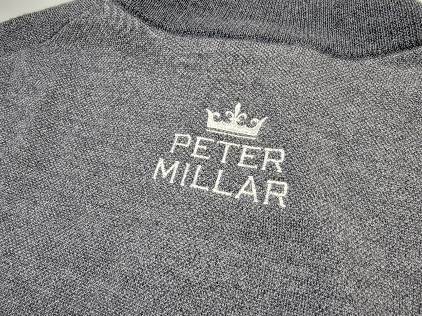 Men's L Peter Millar Tour Issued Logo Pro Odyssey Net… - Gem
