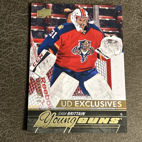 2015-16 Upper Deck Sam Brittain Young Guns #494 Rookie Florida Panthers ...