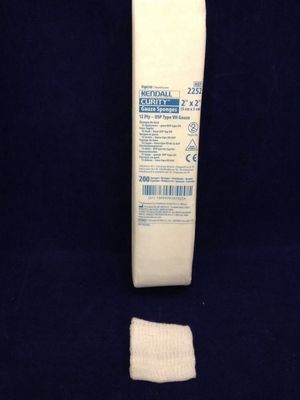 80 packs: New Kendall 2252 Curity Gauze Sponges 12Ply 2” x 2” (16000 ...