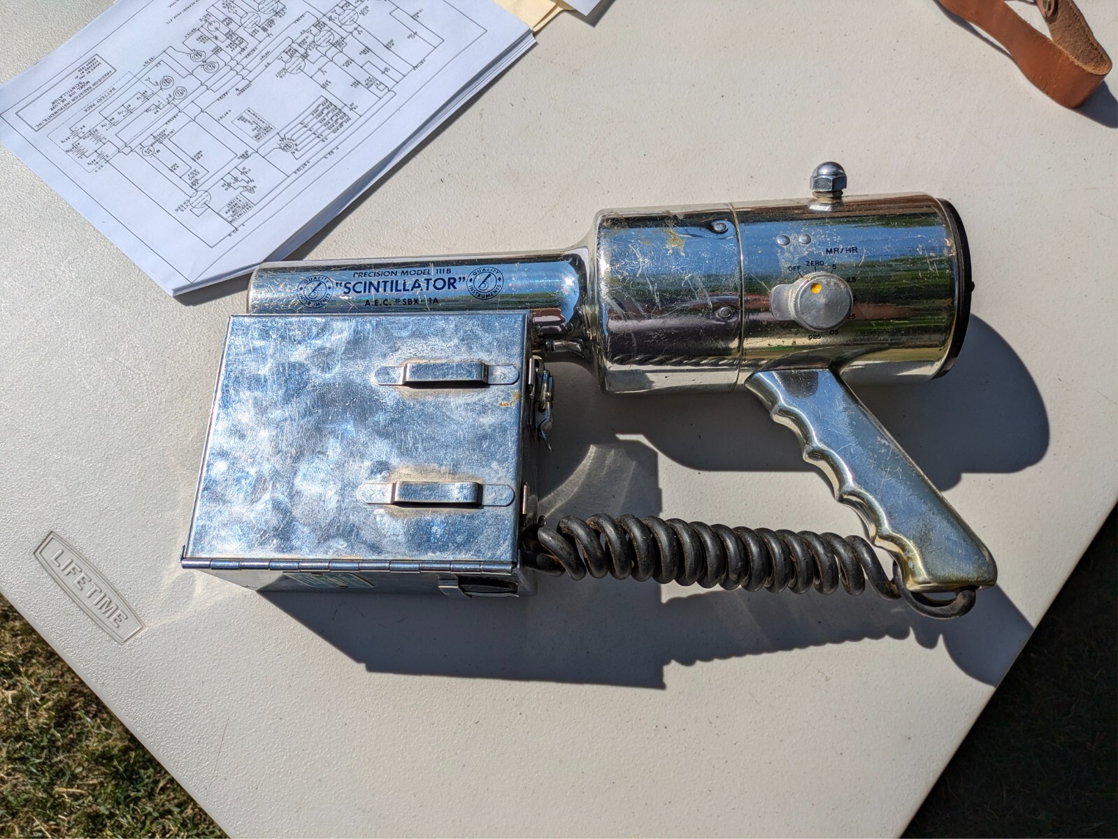 Scintillation Radiation Detector Geiger Counter Model 111B | eBay