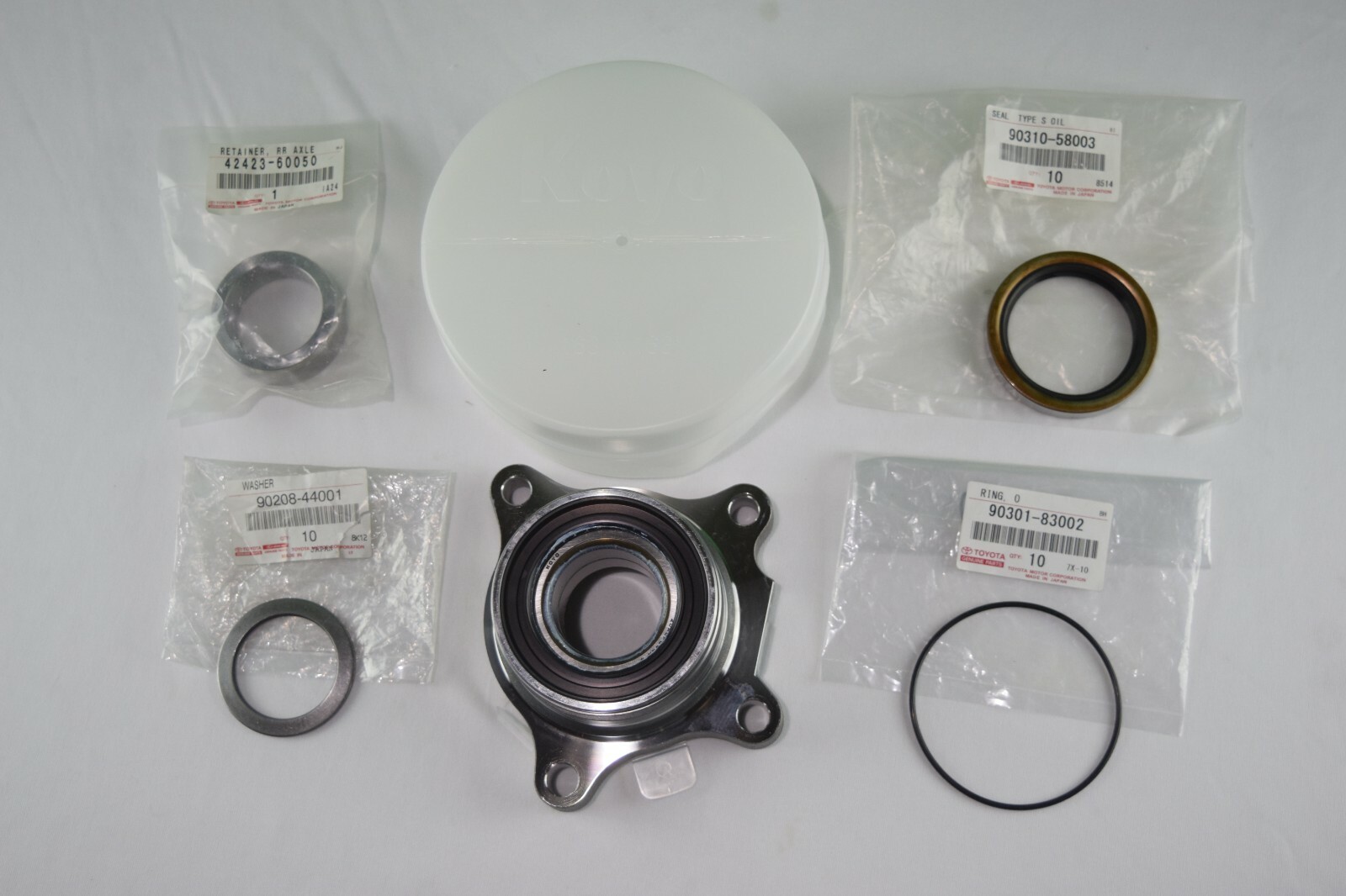 Koyo Wheel Hub Bearing Rear Left 4246060010 Kit Fits: Toyota 4Runner 03 ...