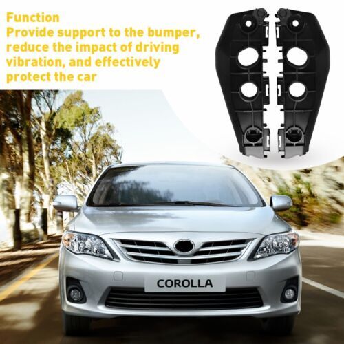 NEW LH & RH PAIR Front Bumper Brackets for 2011-2013 Toyota Corolla ...