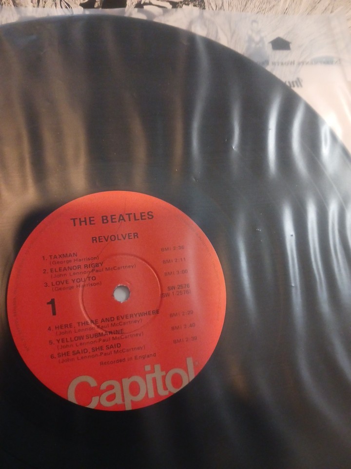 The Beatles * Revolver * SW 2576 * 1976 * Orange Label * Promo Punch ...