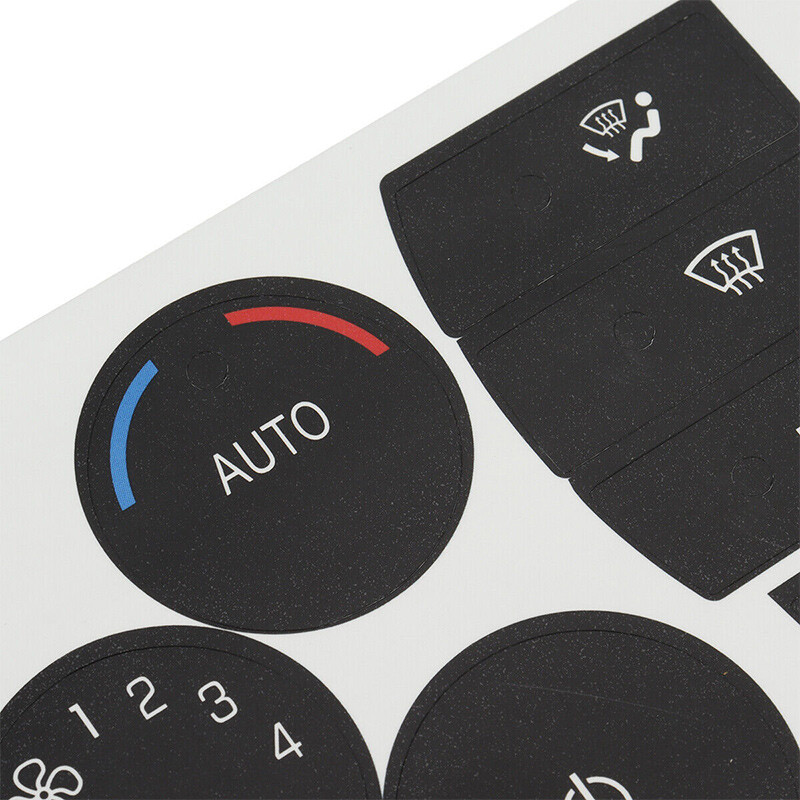 Heater AC Climate Control Button Repair Decals Sticker Fit for Ford S ...