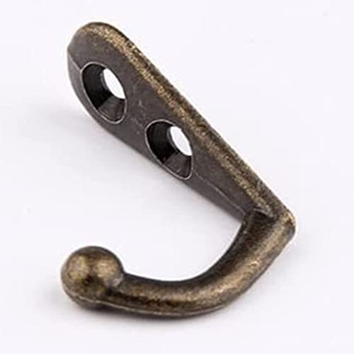 30pc Vintage Bronze Wall Mounted Single Hook Hangers B | eBay