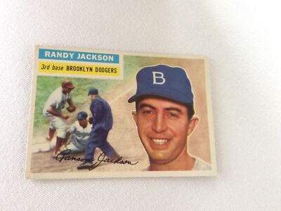 1956 Topps #223 Randy Jackson Baseball Card | eBay