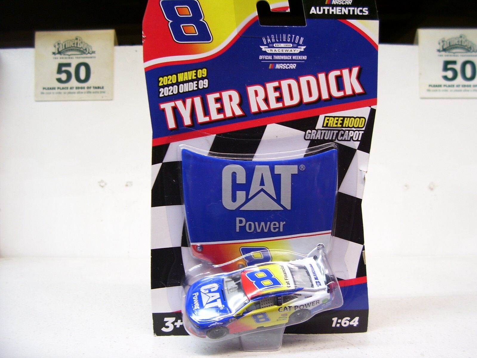 2020 1/64 #8 TYLER REDDICK CAT POWER nascar Authentics WAVE 09 | eBay