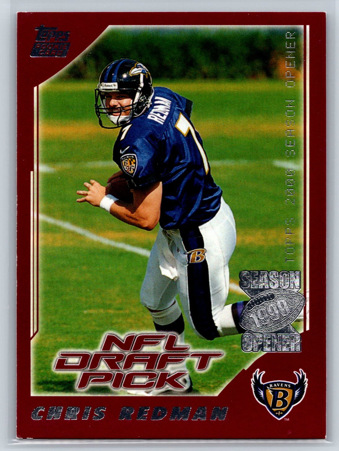 2000 Topps Season Opener Chris Redman Rookie Baltimore Ravens RC #214 ...