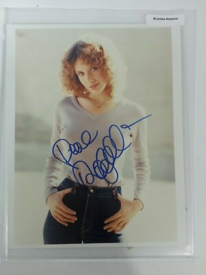 Rosana Arquette COA Signed 8X10 Photo, Pulp Fiction, Desperately ...