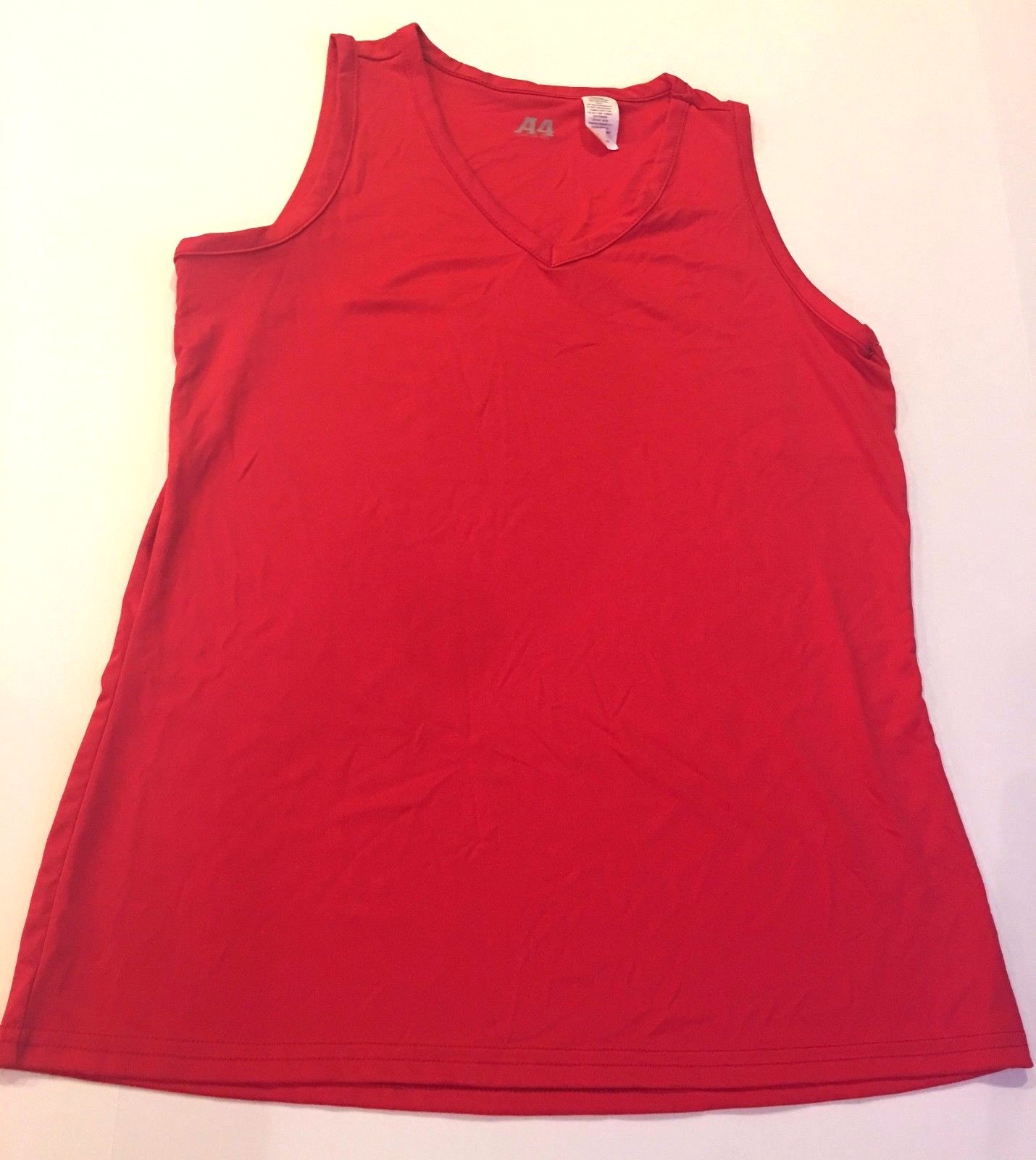 A4 Women's Athletic Tank Red Sz. Large NEW BB061 | eBay