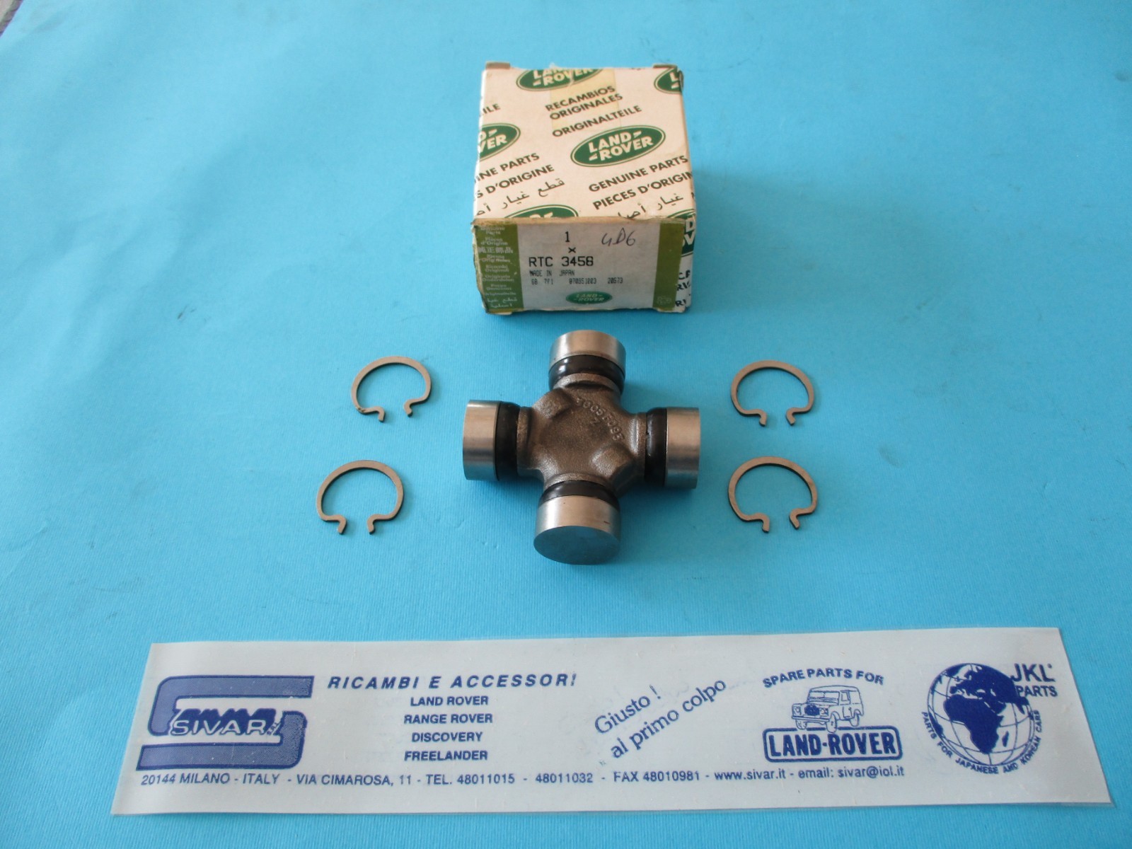 RTC3458 Land Rover U Joint Kit - Prop Shaft RRC Defender Discovery I ...