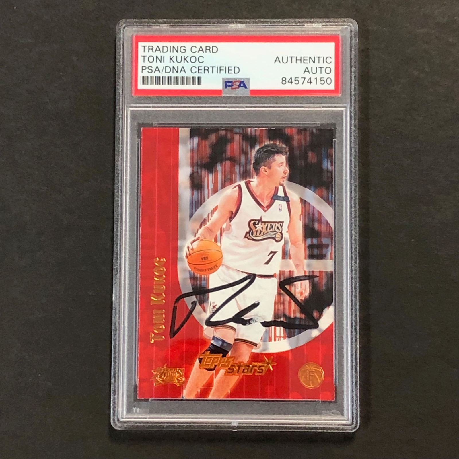 2000-01 Topps Stars #50 Toni Kukoc Signed Card AUTO PSA Slabbed | eBay