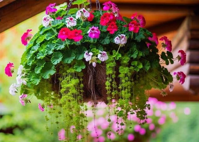 Geranium Pelargonium peltatum F2 Speedy mixed 32 seeds + FREE PLANT ...