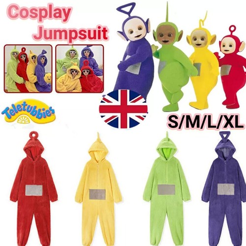 Kids /Adult Teletubbies Costume Lala Disi Onesis Cosplay Jumpsuit ...