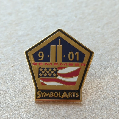 Remember september 11, 2001 911 9-11 twin towers pin symbol arts 1" | eBay