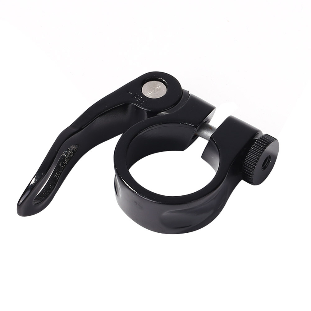 Quick Release MTB Seatpost Clamp Aluminum Seat Post Clamp (28.6mm Black ...