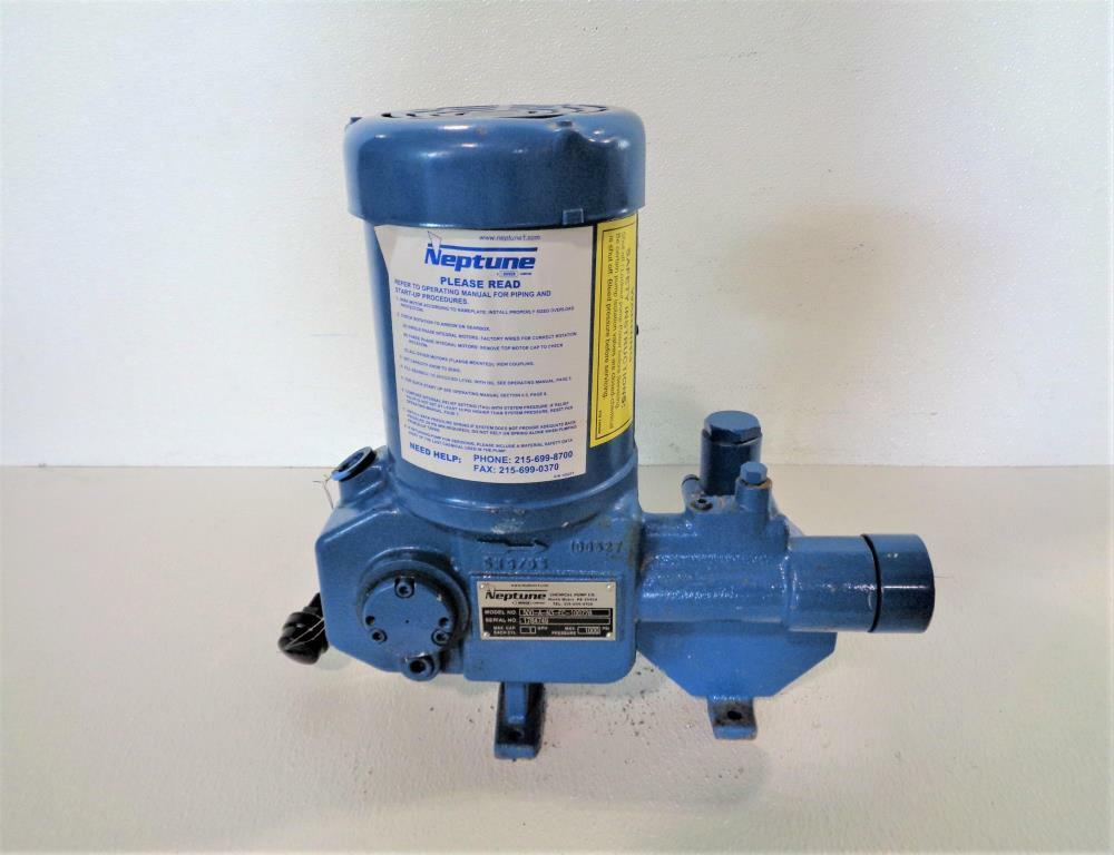 Neptune Metering Pump 500-A-N3-EC-100728 with Leeson 1/3 HP Motor | eBay