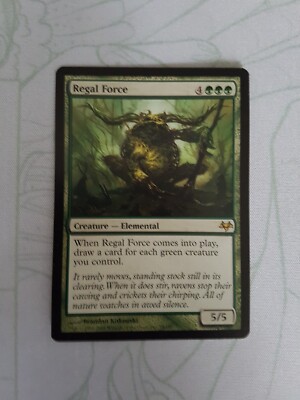 MTG - Eventide - Regal Force (green, rare) | eBay