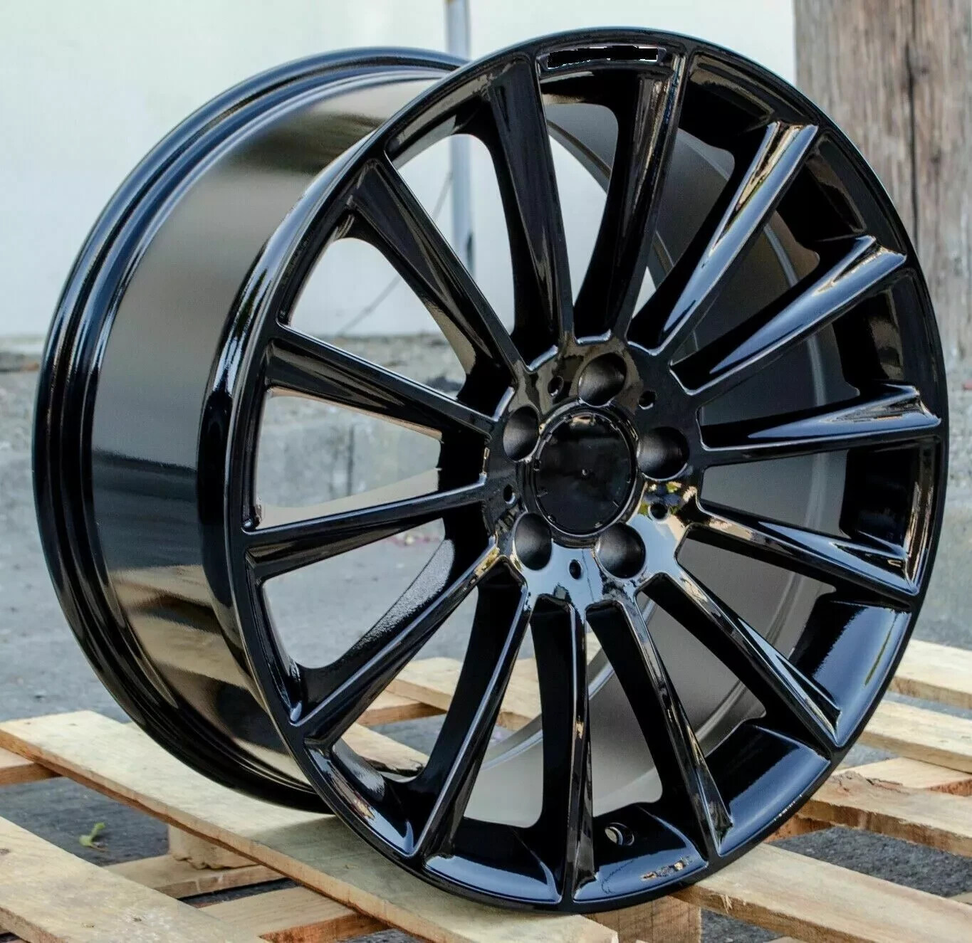 18" Wheels Fit Mercedes S430 S500 E320 E500 CLK SLK CL 18x8 +35 5x112 ...