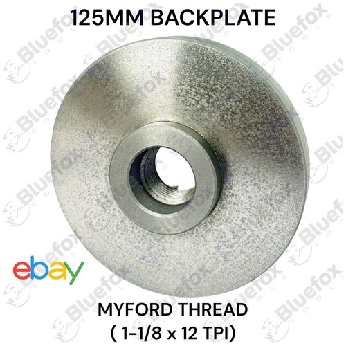 Lathe Machined Backing Plate 1-1/8 X 12TPI - Threaded Back Suit Myford ...