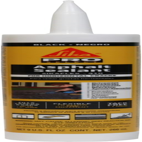 Sikaflex-410 Asphalt Sealant, Black, Self-Leveling Hybrid Sealant for ...