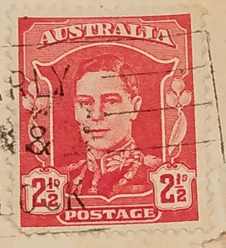 Australia 1942 King George VI Stamp 2 1/2 Cent Stamp Rare Find | eBay