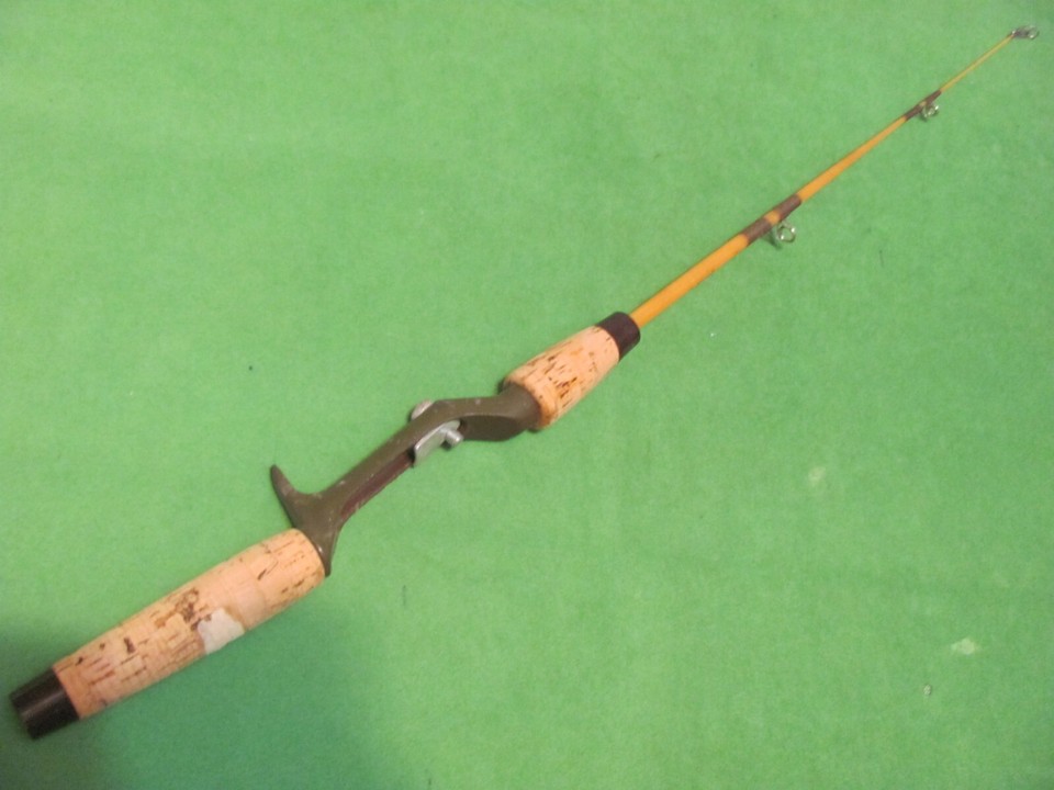 Vintage KODIAK 30 - 1-Piece Fiberglass Ice Fishing Rod | eBay