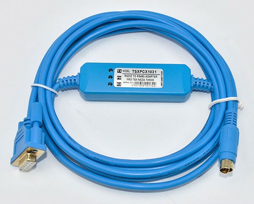 1X For TSXPCX1031 RS232 serial port Twido series PLC programming cable ...