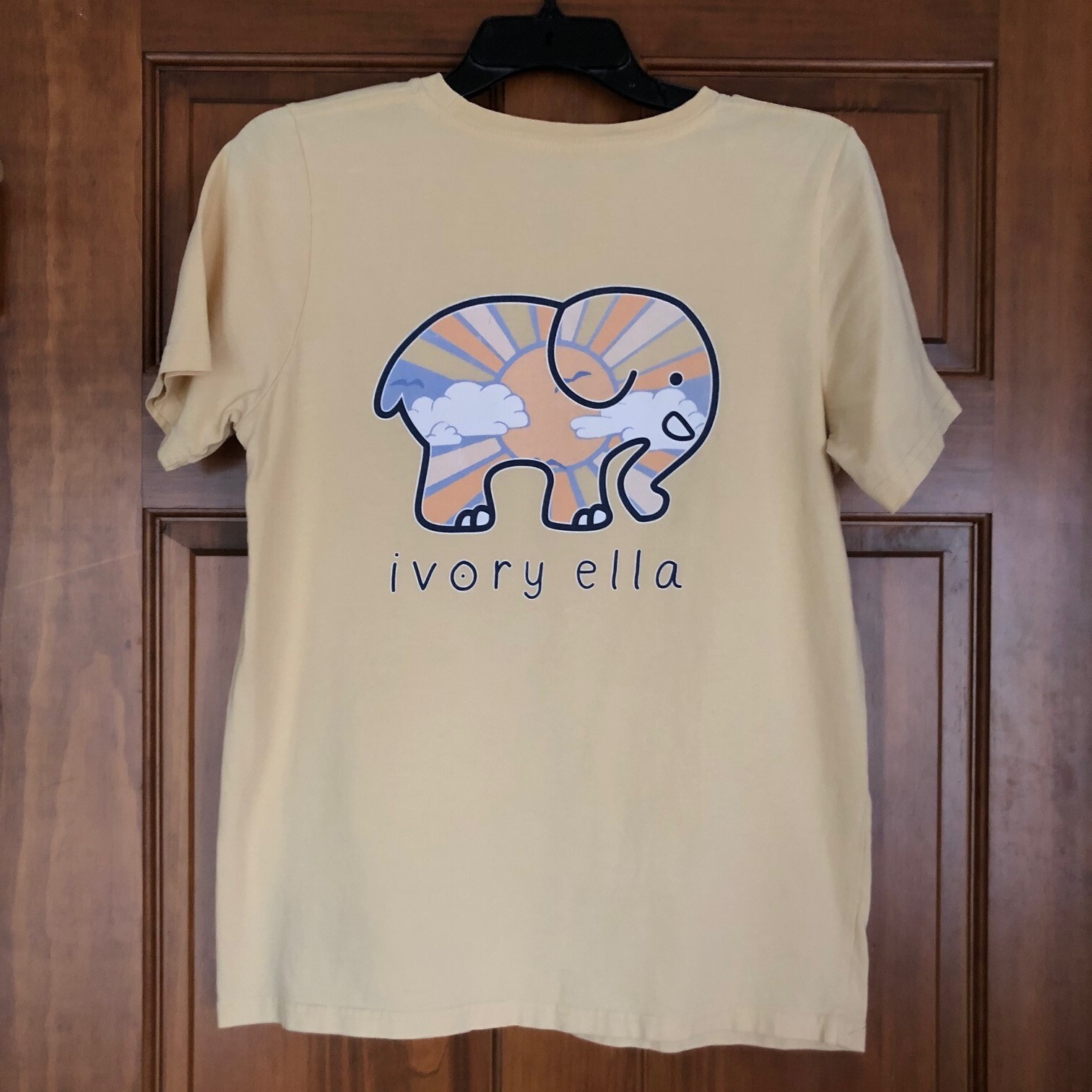 Ivory Ella Yellow Elephant Sunshine Pattern Pocket Co… - Gem