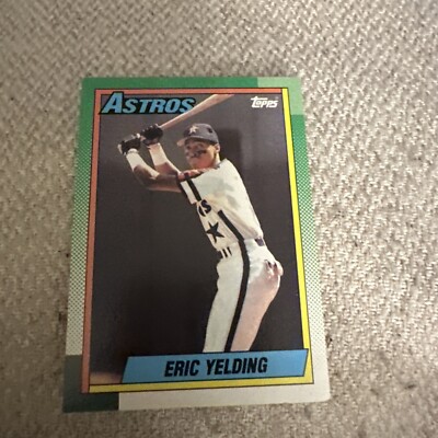 1990 Topps 309 Eric Yelding Houston Astros | eBay
