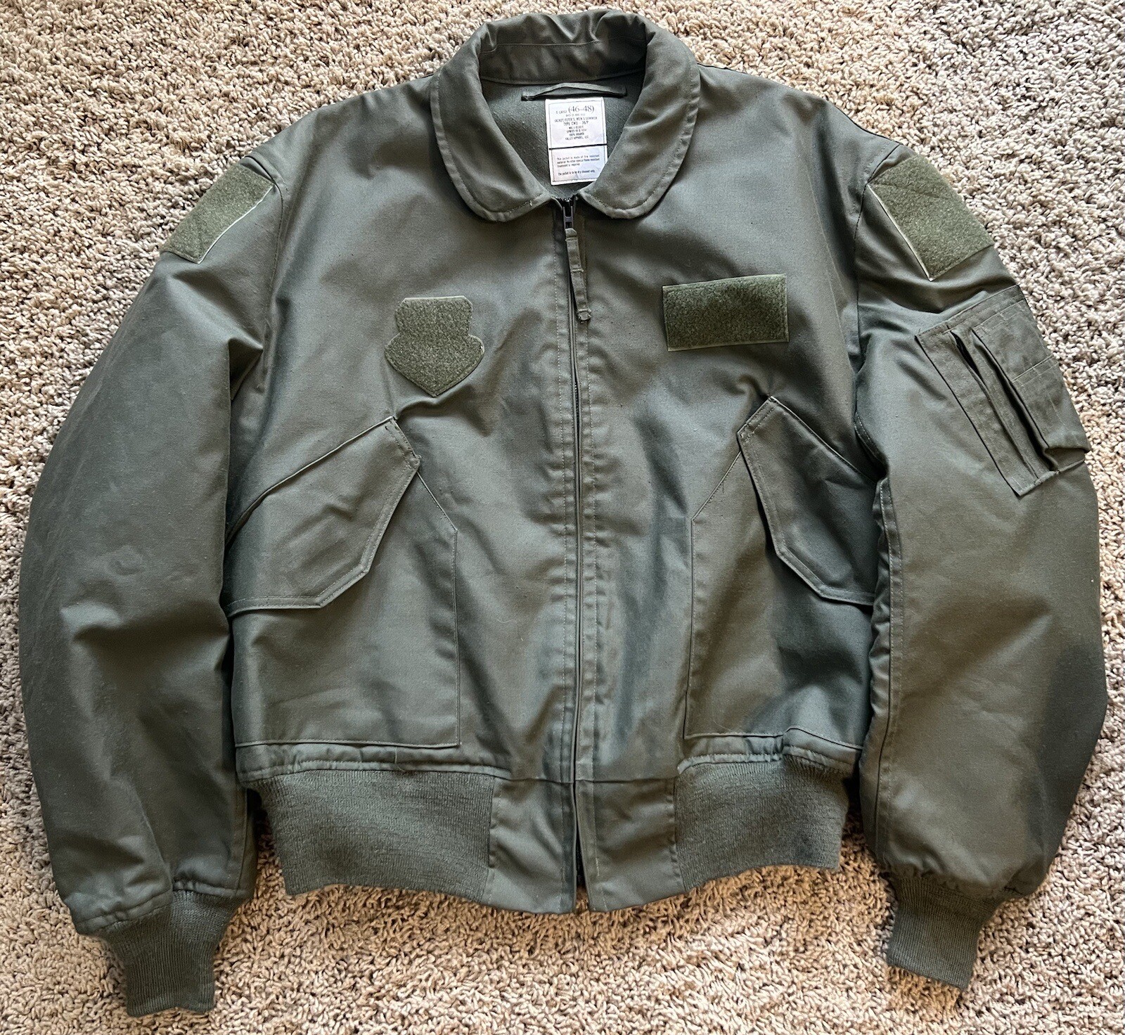 US Military CWU-36/P Mens Summer Flight Jacket Bomber… - Gem