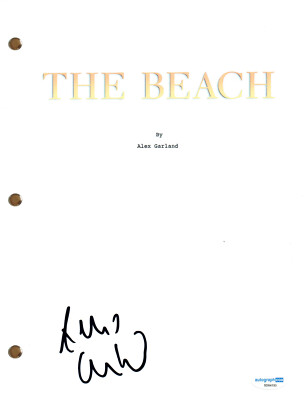 Alex Garland “The Beach” Signed Autograph Full Movie Script Screenplay ...