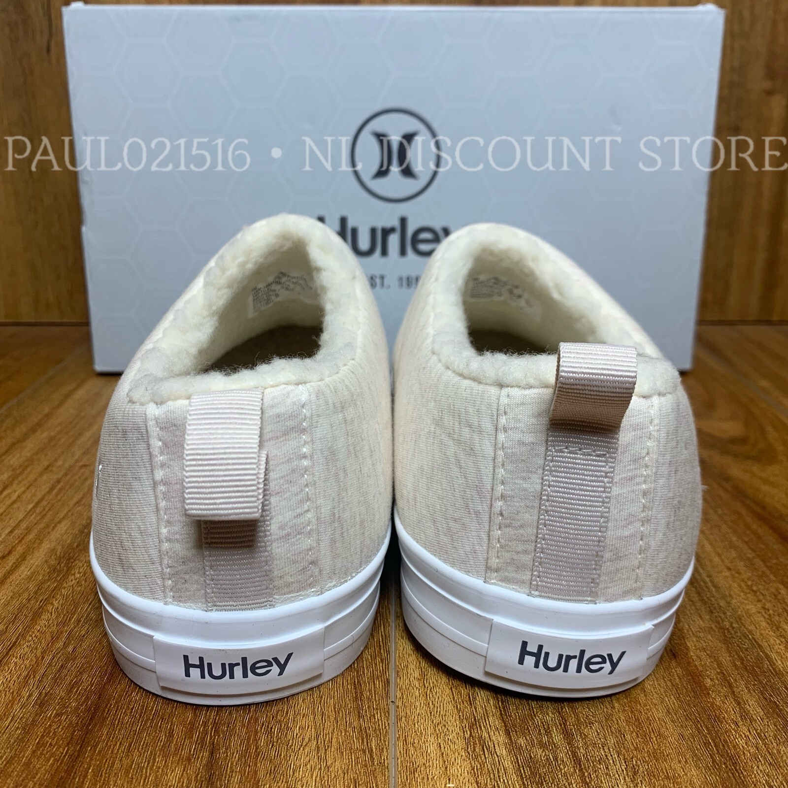 HURLEY Women's Arlo Puff Clog Comfort Shoes ~ Natural ~ Sizes 6 7 | eBay