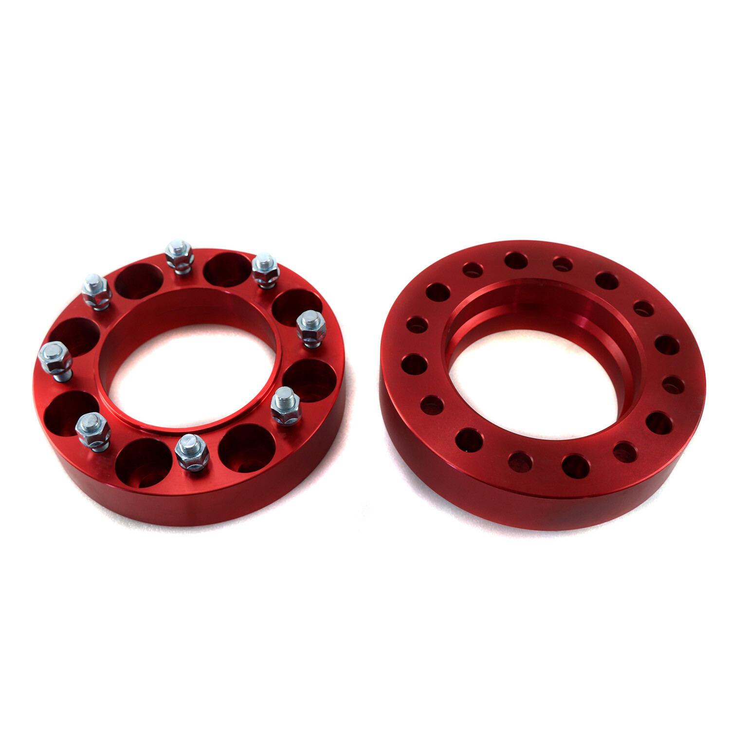 2PCS Skid Steer 8Lug Wheel Spacers For Bobcat Case CAT John Deere New ...
