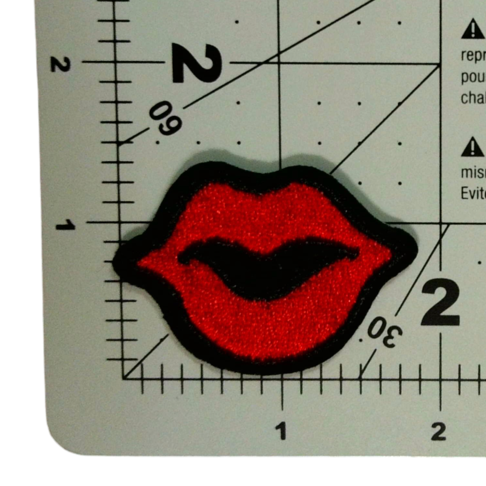 Iron On Red Lips Patch Cartoon Clothing Decal Embroidery | eBay