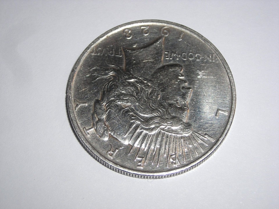 1923 Peace Silver Dollar - Philadelphia - Good +++ Circulated Condition ...