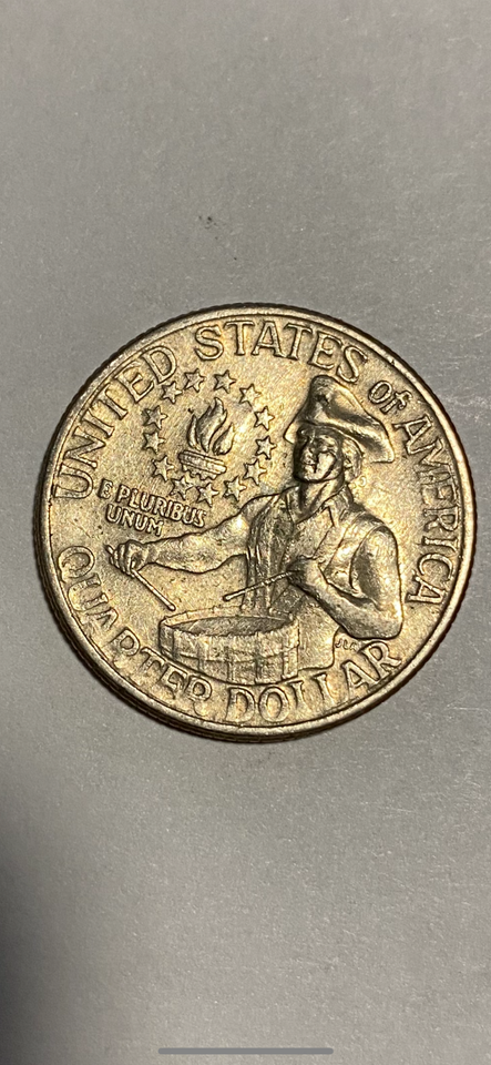 1776-1976 D Bicentennial Quarter Bad Strike Offset Rim,Filled MInt | eBay