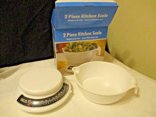 Kitchen Scale 2 Piece Weighs Up to 5 Pounds of Food | eBay