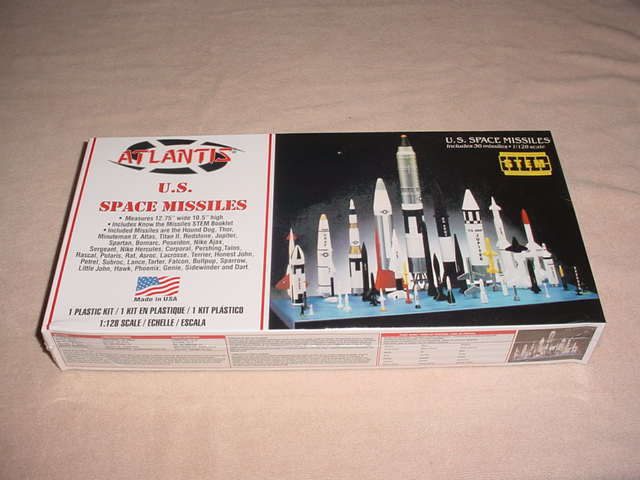 Atlantis US Space Missiles (36 different) 1/128 Model Kit # M6871 (NISB ...